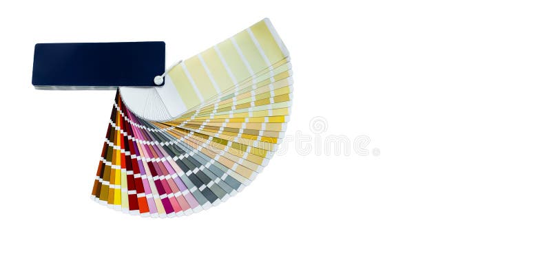 Banner of a Color Guide Displaying a Range of Hues for Use in Interior ...