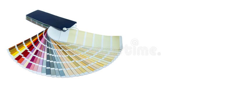Banner of a Color Guide Displaying a Range of Hues for Use in Interior ...