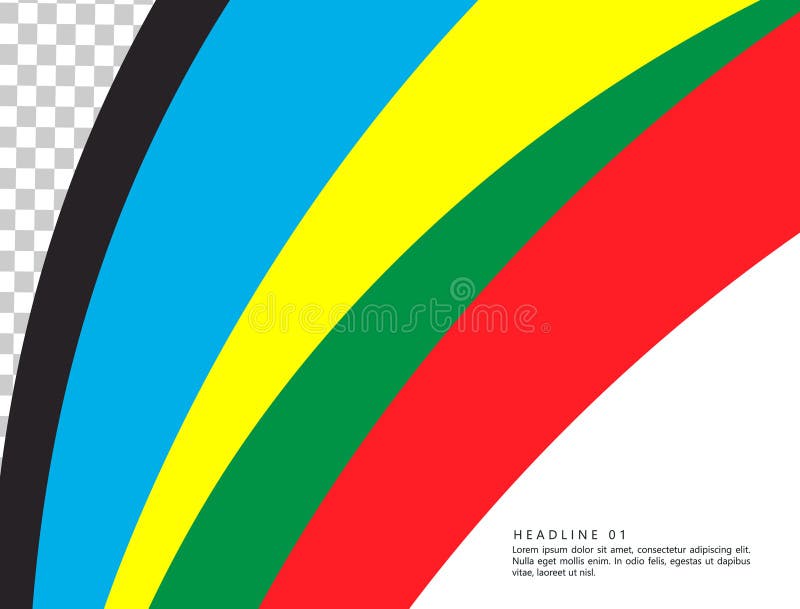 Olympic Colored Background. Abstract Multicolored Background. Vector ...