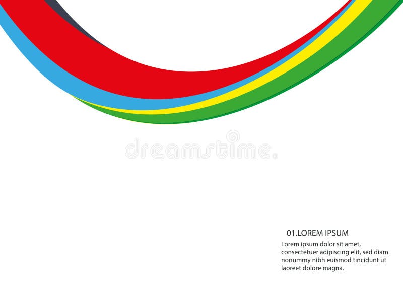 Olympic Colored Background. Abstract Multicolored Background. Vector ...