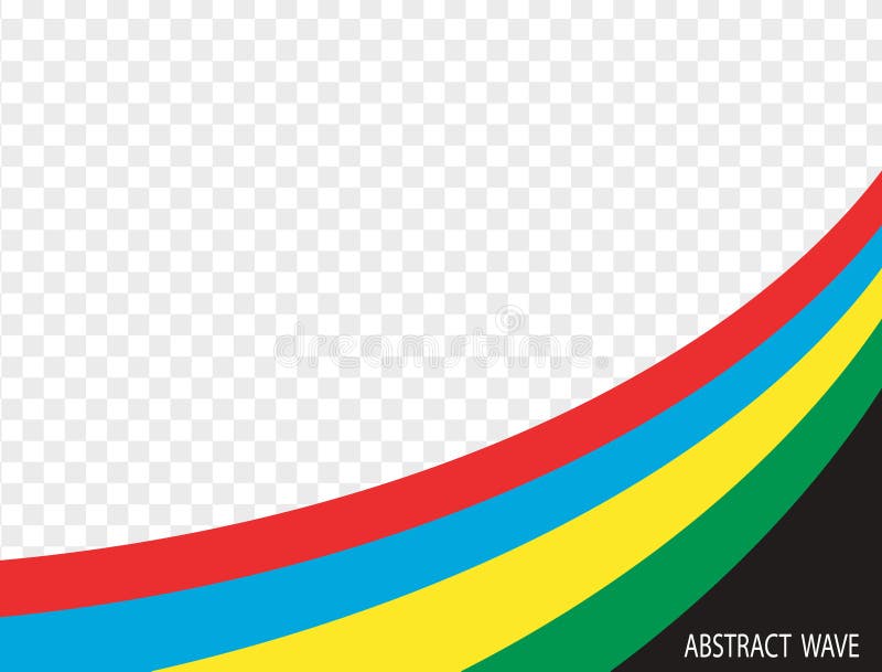 Banner with Colored Waves. Vector Design. Vector Graphics for Design ...