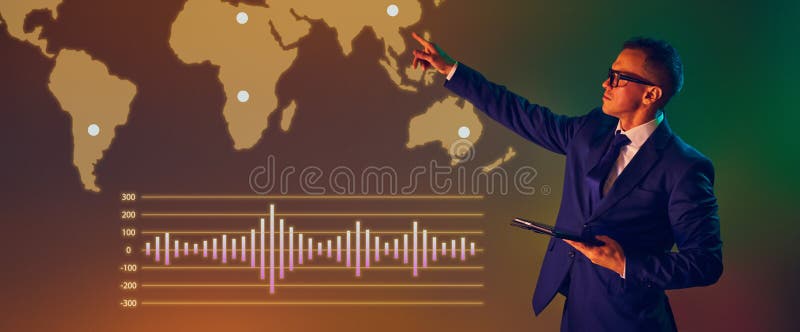 Banner. Corporate Speaker Analyzes Financial Data Trends Using ...