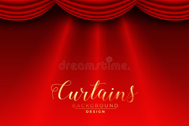 Banner De Cortina De Escenario De Auditorio Con Efecto De Luz Spot ...