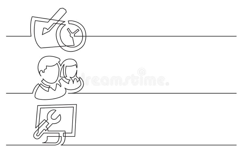 Calendar Continuous Line Stock Illustrations – 2,042 Calendar ...