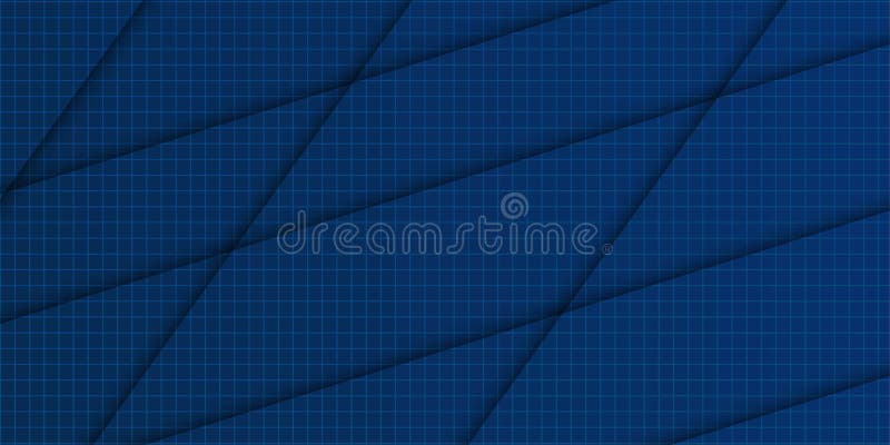 Banner Design with Dark Blue Diagonal Stripes Pattern with Light Blue ...