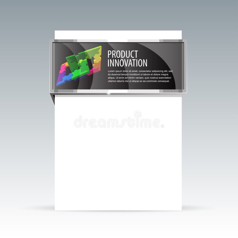 Banner Design, for Demonstration of the Goods Stock Vector ...