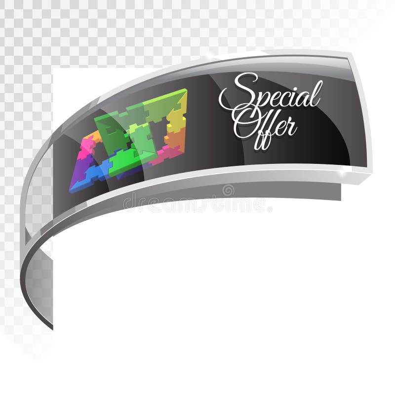 Banner Design, for Demonstration of the Goods Stock Illustration ...