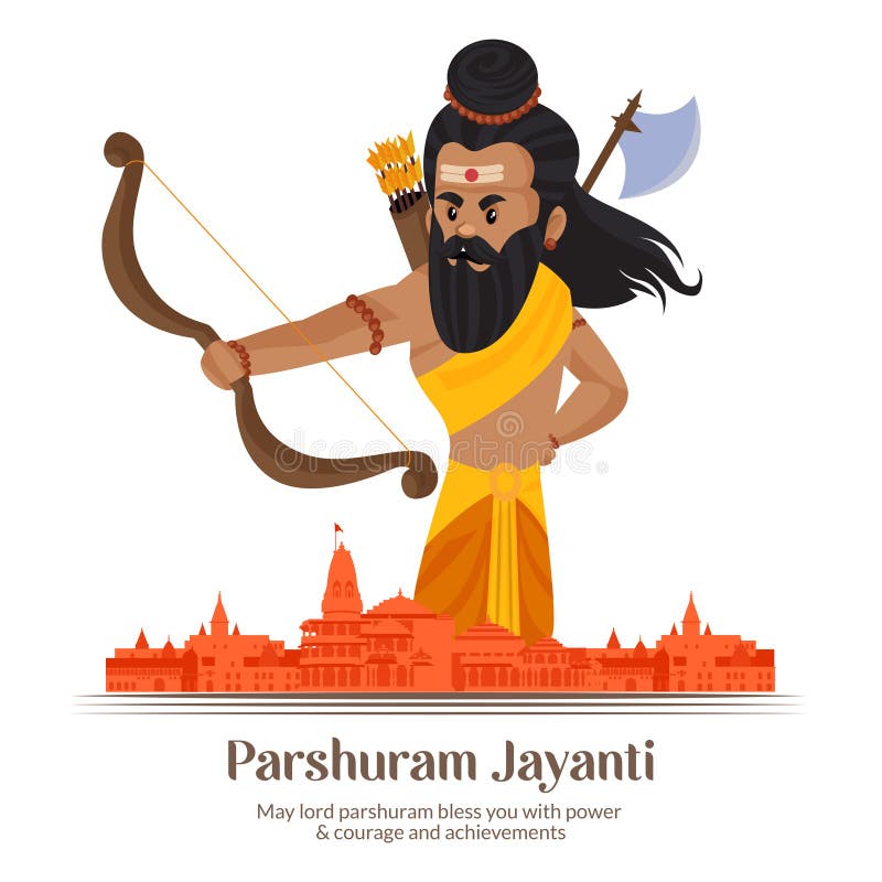 Banner Design of Happy Parshuram Jayanti Stock Vector - Illustration of ...