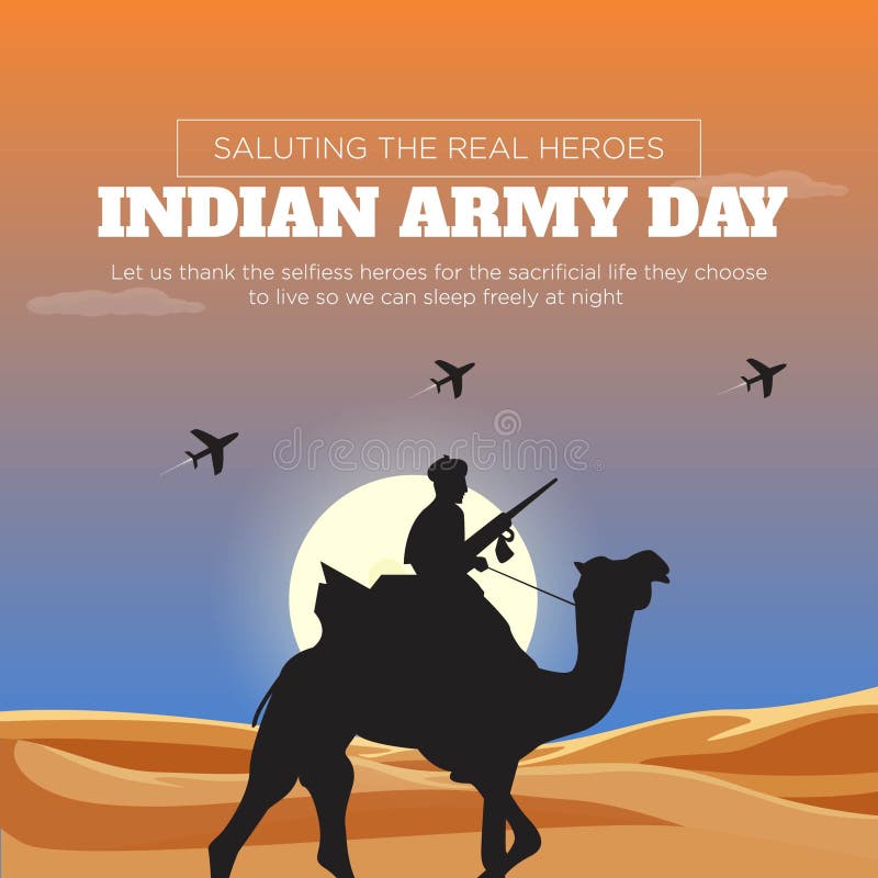 Indian Army Day Stock Illustrations – 1,230 Indian Army Day Stock ...