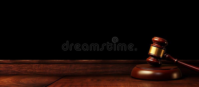 Banner for Design with Judge Gavel. Justice Concept. AI Generated ...