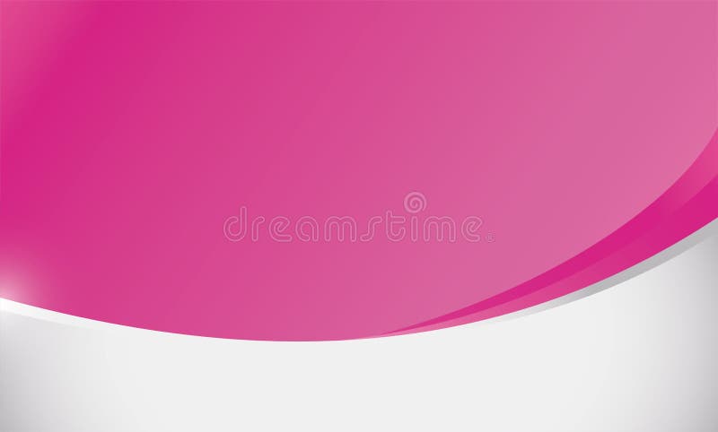 Banner Design with Pink and White Color, Vector Illustration Stock ...