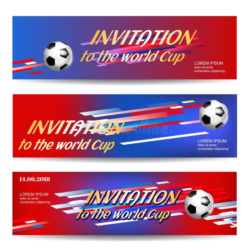 Banner Design Template for Sport Event, Sport Football. Stock Vector ...