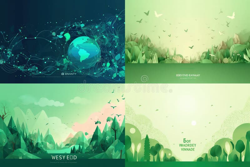 Banner Design for World Environment Day, Earth Day, Eco Friendly and ...