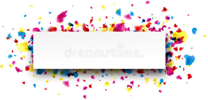 Banner with drops. stock vector. Illustration of decor - 88653870