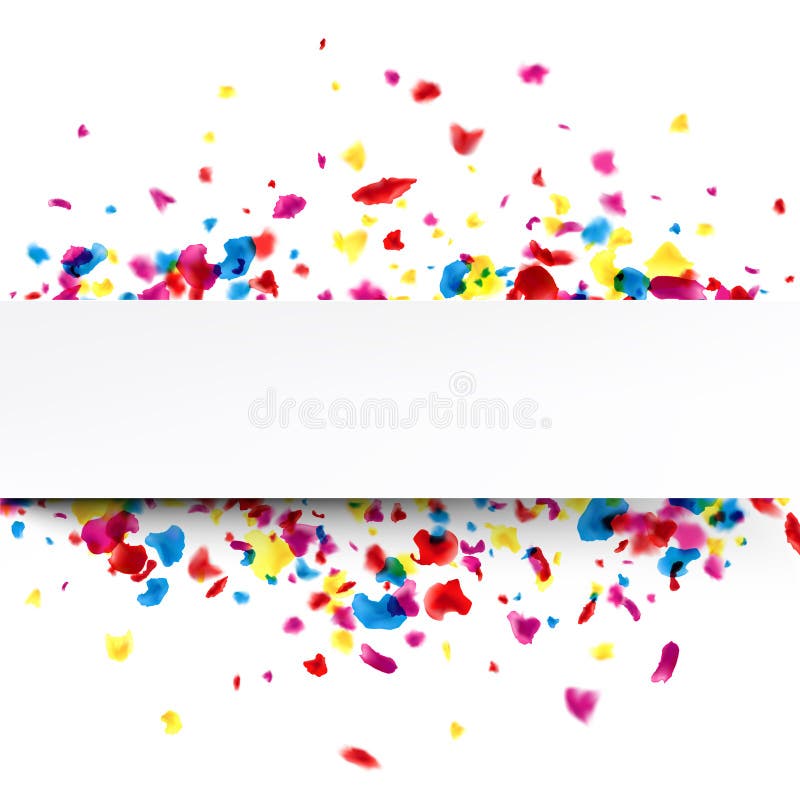 Banner with drops. stock vector. Illustration of painted - 88989772