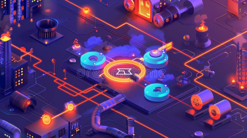 Banner with Due Date and Infinite Lifecycle Concept. Modern Landing ...