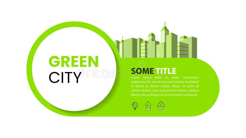 Banner with an Ecological Green City. Vector Stock Vector ... Banner with an Ecological Green City. Vector Stock Vector ...