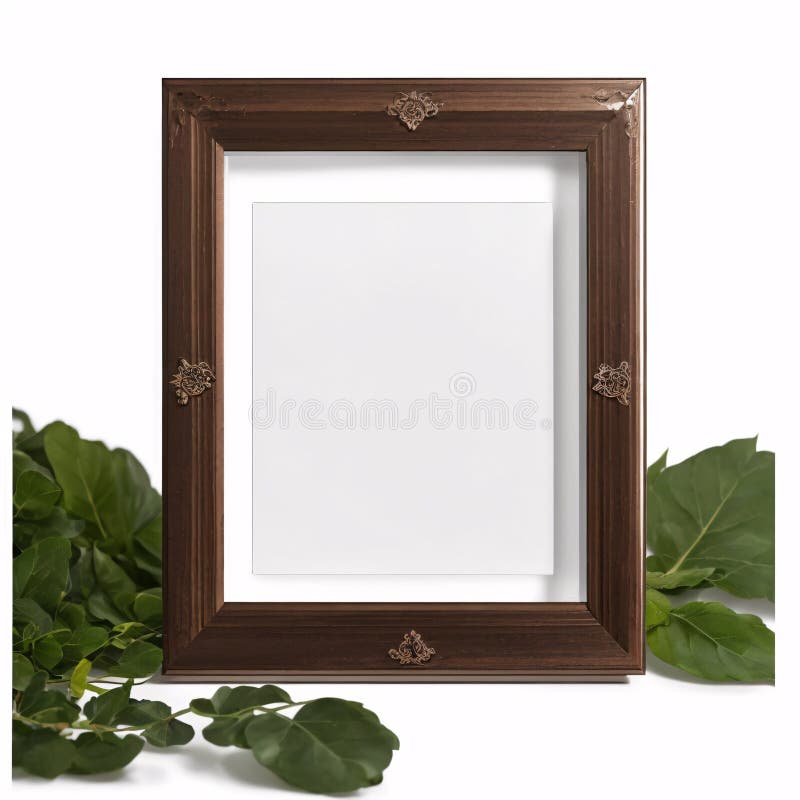 Banner of Empty Photo Frames. Stock Illustration - Illustration of ...