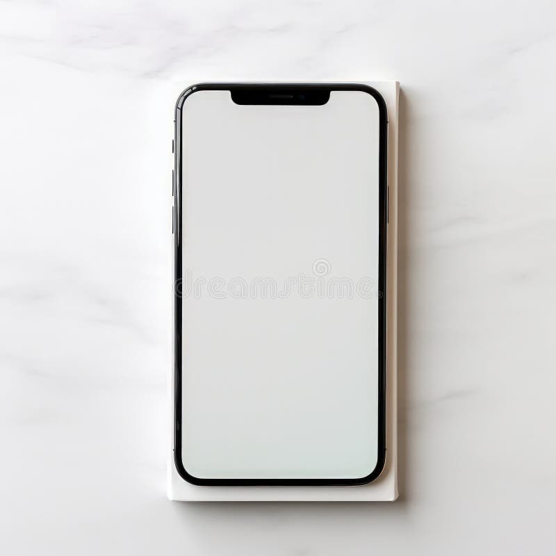 Banner Featuring Phone and Book Mockup Stock Illustration ...