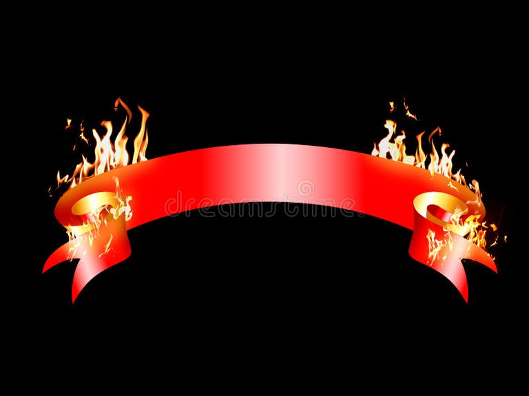 Banner Fire Ribbon Stock Illustrations – 4,784 Banner Fire Ribbon Stock ...
