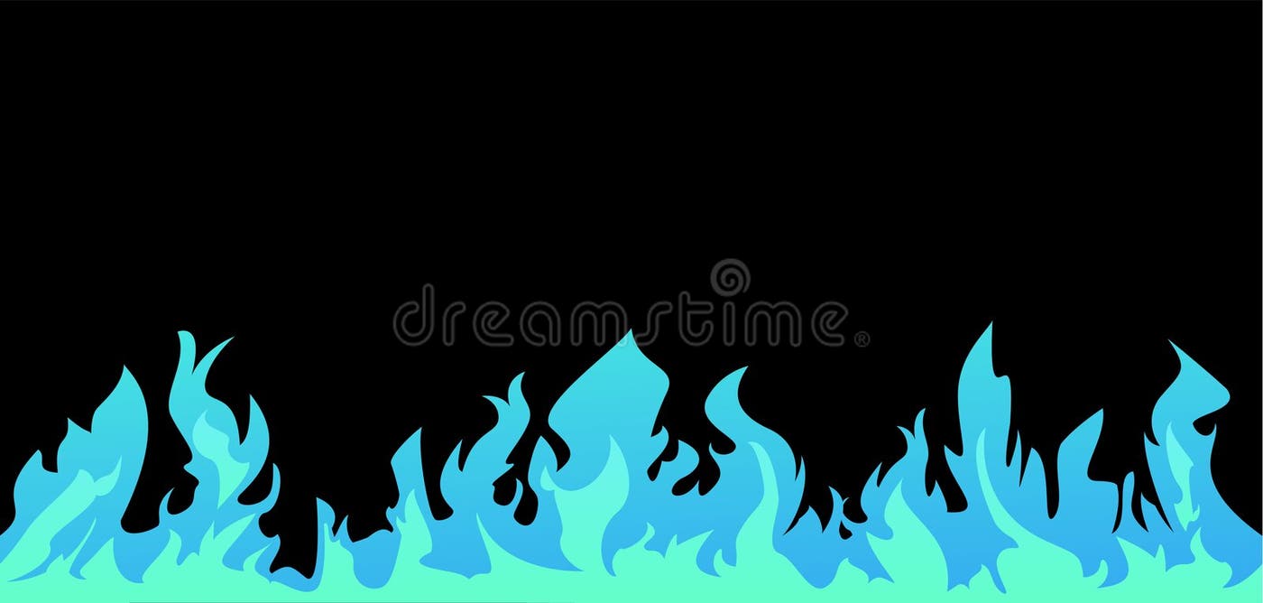 Blue Fire Border Stock Illustrations – 3,735 Blue Fire Border Stock ...