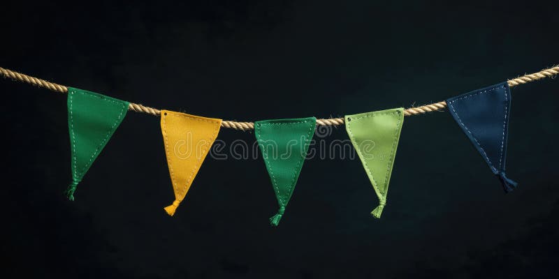 Banner Flags stock photo. Image of festive, rope, banner - 366107324