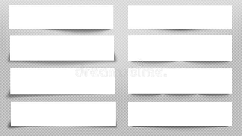 Banner Frame with Shadow Effect. Web Banner for Design or Business ...