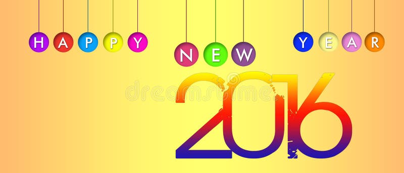Banner 2016 stock illustration. Illustration of horizontal - 60430804