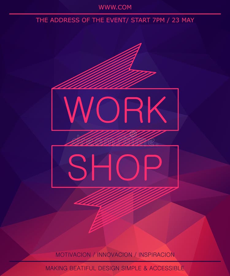 Banner for Hackathon, Workshop Stock Vector - Illustration of code ...