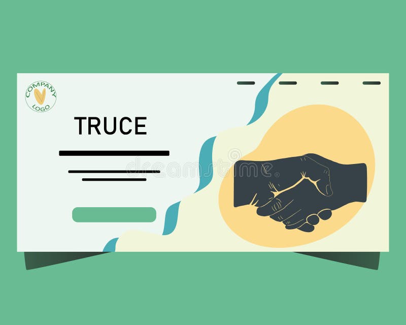Handshake Truce Stock Illustrations – 150 Handshake Truce Stock ...