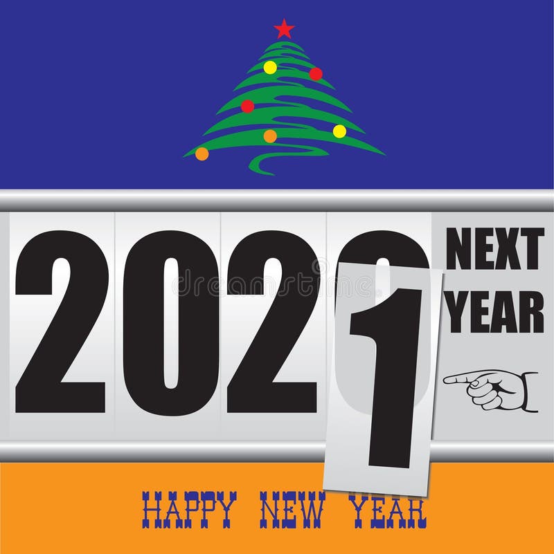 Banner happy new year stock vector. Illustration of success - 203753030