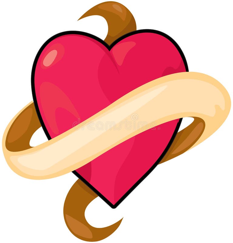 Banner Heart Stock Illustrations – 530,829 Banner Heart Stock ...
