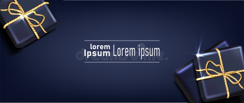 Banner Illustration. Advertisement Template. Celebration Flyer with ...