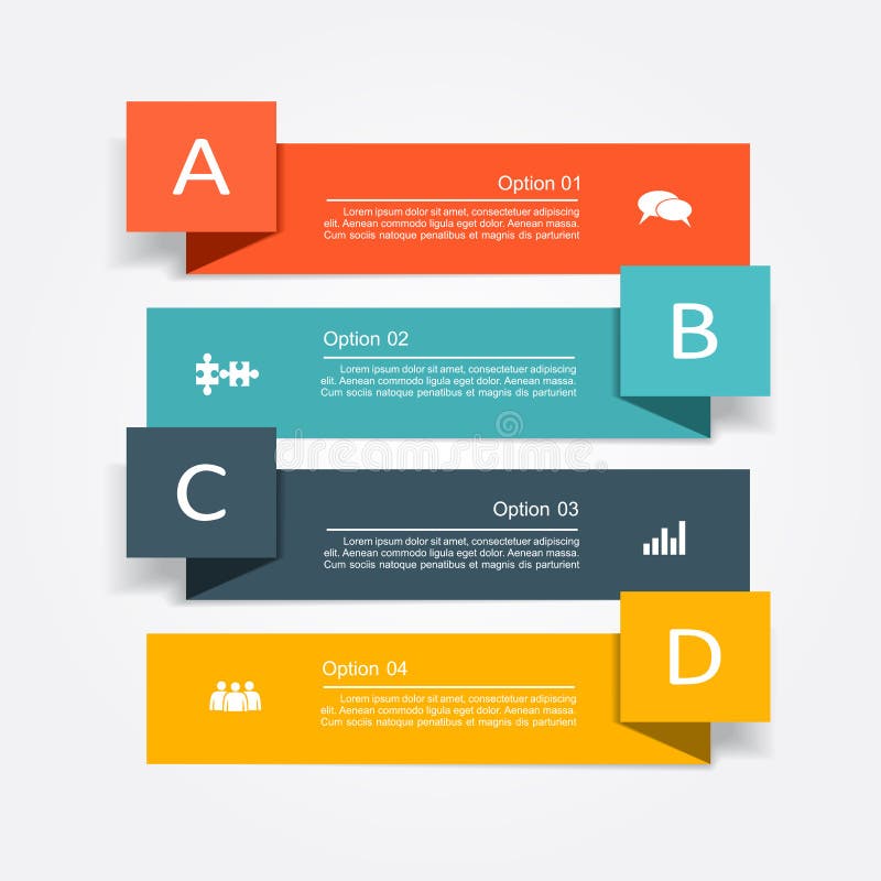 Banner Infographic Design Template. Vector Illustration Stock Vector ...