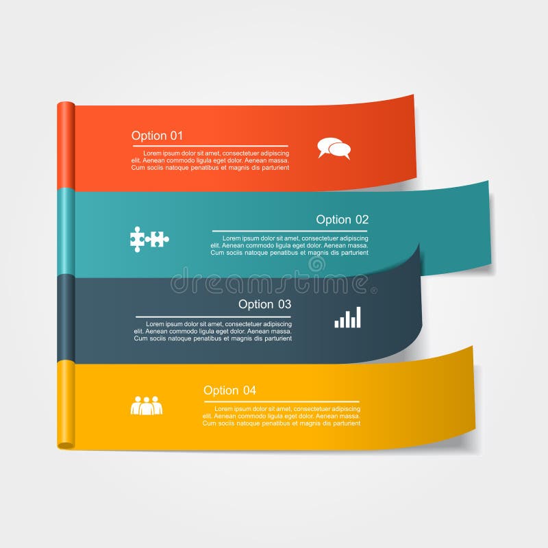 Banner Infographic Design Template. Vector Stock Vector - Illustration ...