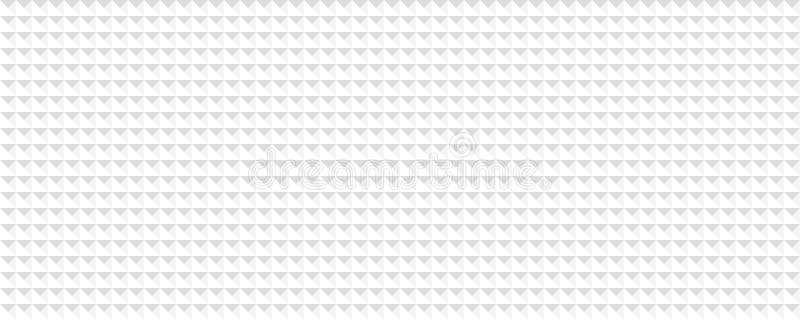 Triangle Pattern Light Grey Stock Illustration - Illustration of banner ...