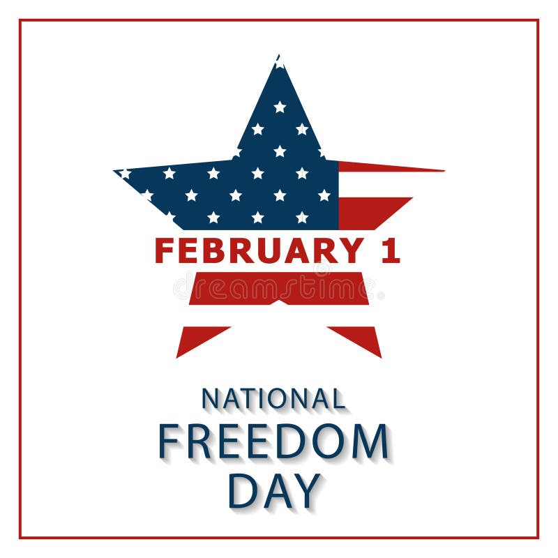 Banner of the National Day of Freedom of America. Vector Stock Vector ...