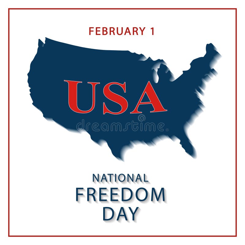 Banner of the National Day of Freedom of America. Vector Stock Vector ...
