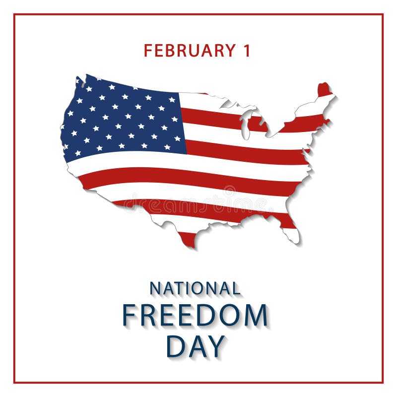 Banner of the National Day of Freedom of America. Vector Stock Vector ...