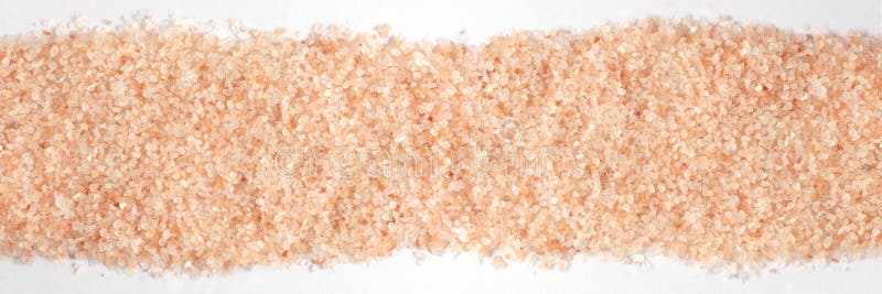 Banner, Pink Edible Himalayan Salt Closeup. Stock Image - Image of ...