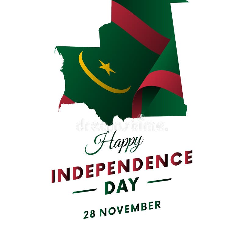Banner Or Poster Of Mauritania Independence Day Celebration Mauritania
