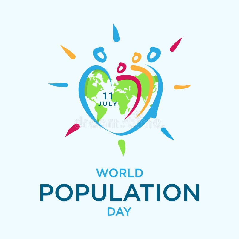 Banner or Poster of World Population Day Vector Design Stock Vector ...
