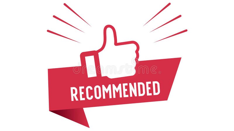 Recommended Tag Isolated. Label or Sticker Stock Video - Video of print ...