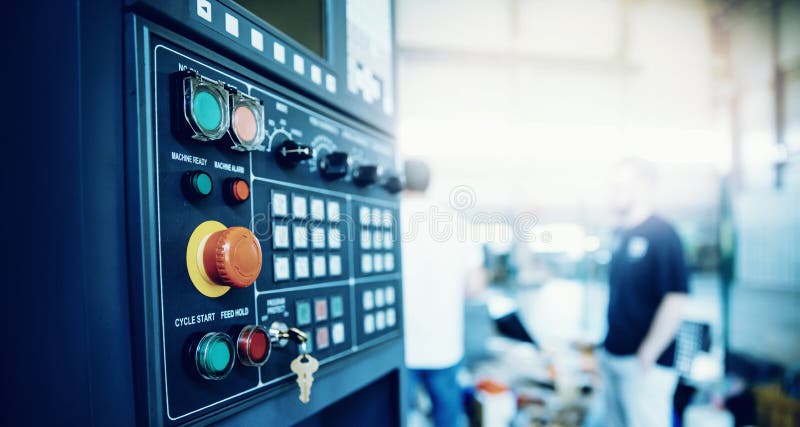 Banner Red Button Control Panel CNC Industrial Drill Robot for Detail ...