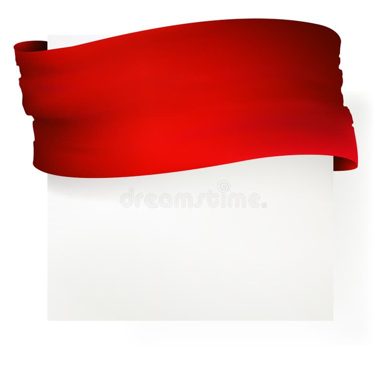 Red Ribbon Banner Drawing Stock Illustrations – 11,607 Red Ribbon ...