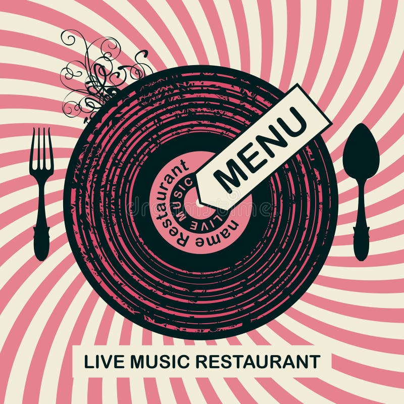 Music Cafe Menu Template Stock Illustrations – 305 Music Cafe Menu ...