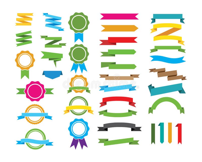 Banner,ribbon for Representing Label Tags Vector Design Stock Vector ...