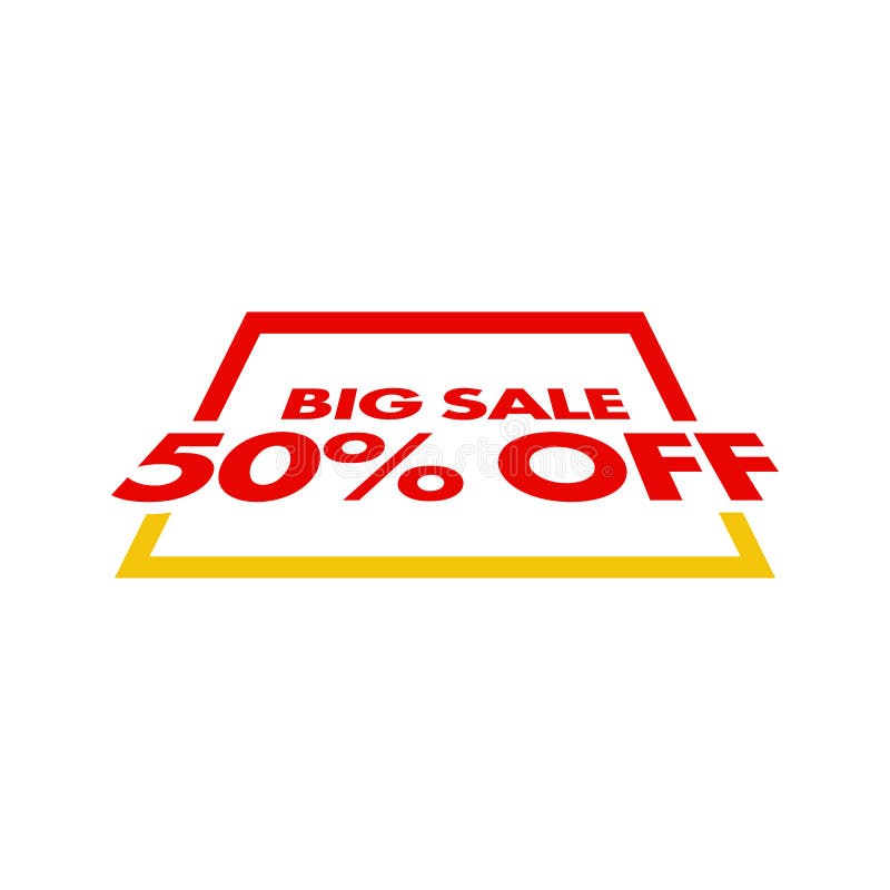 Banner Sale Graphic Design Template Vector Isolated Stock Vector ...