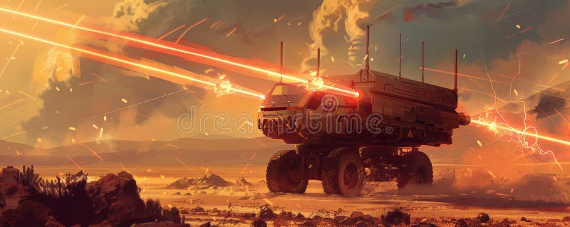 A Banner Showcasing a Mobile Radar Unit in Operation, Scanning the ...