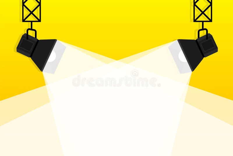 Banner Spotlight Background. Banner for Text. Vector Illustration ...